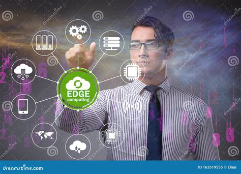 Fog And Edge Cloud Computing Concept Stock Image Image Of Internet