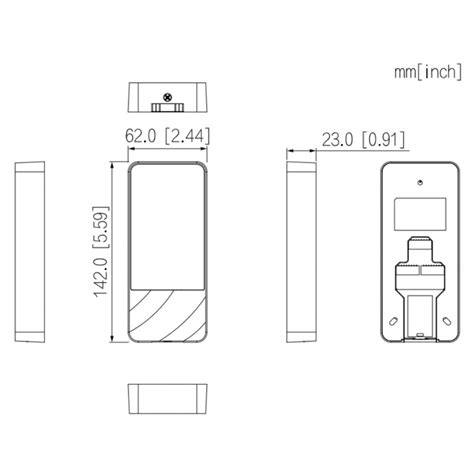 Dahua Asi1201e V1 Standalone Mifare Ip66 Card Reader