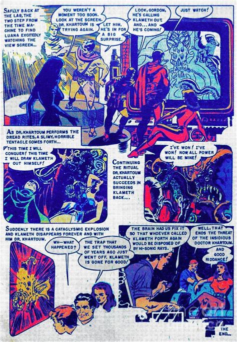 Comic Book Scene Time Machine Adventure Drawing By Cicero Spin Fine