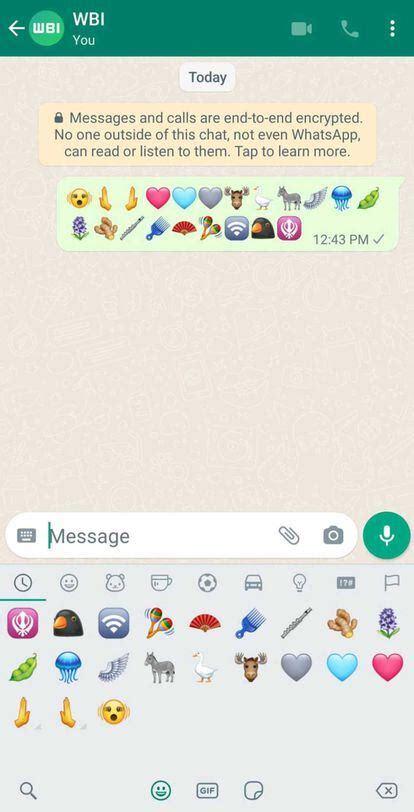 Whatsapp Tiene Nuevos Emojis Estas Son Todas Las Novedades Que Puedes
