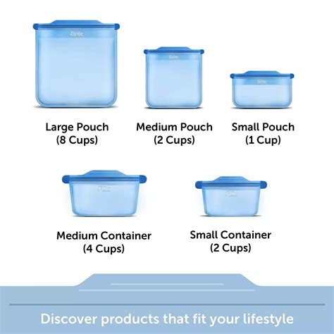 Ziploc Endurables Medium Reusable Silicone Pouch Shop Food Storage At