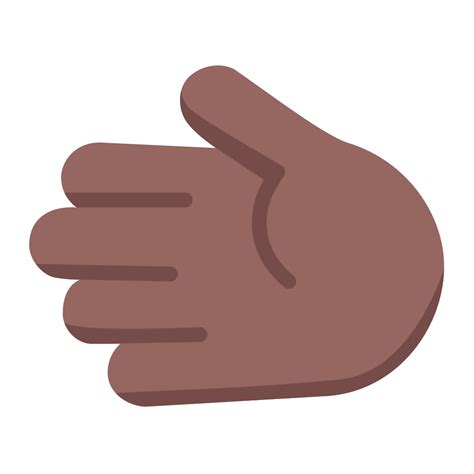 🫲🏾 Leftwards Hand Medium Dark Skin Tone Emoji