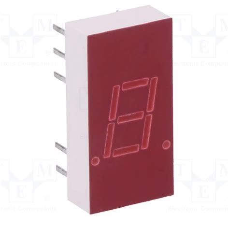Display Led 7 Segment 45mm 18 Nochar 1 Red 30~60mcd Mecsuvn