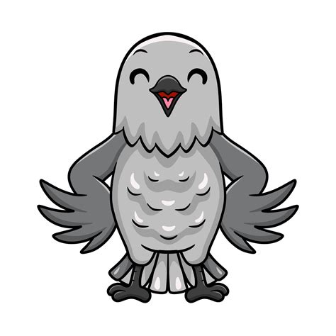 Cute Northern Mockingbird Cartoon Posing 26616848 Vector Art At Vecteezy