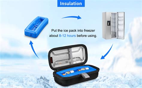 Insulin Vial Cooler Case Portable Water Resistant Diabetic Organizer