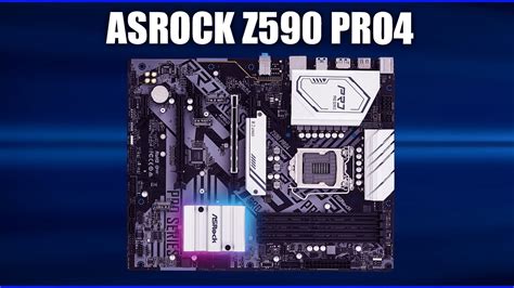 Материнская плата AsRock Z590 Pro4 - YouTube
