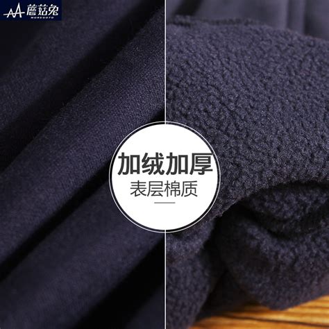 胖男童加绒运动裤摇粒绒裤子一体绒中大童宽松加肥加大码卫裤男孩虎窝淘
