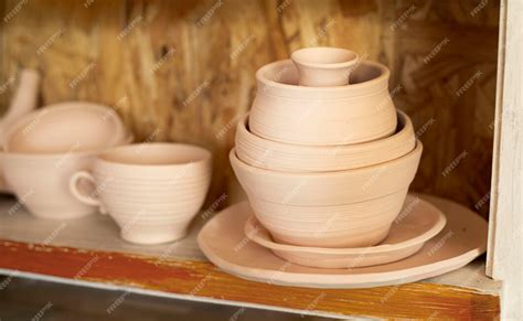 Free Photo Various Bowls Pottery Concept