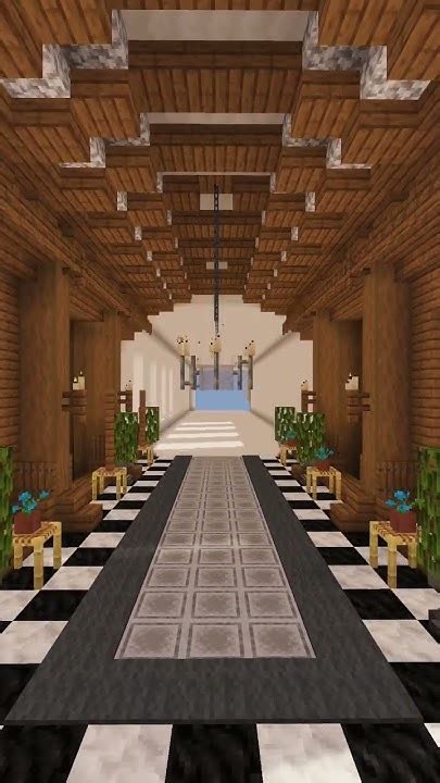 Minecraft Hallway Design Youtube