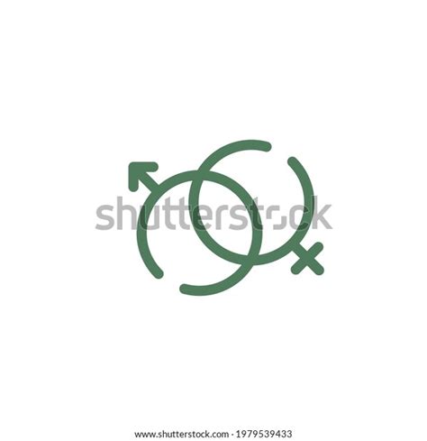 Sex Symbol Gender Man Woman Symbol Stock Vector Royalty Free