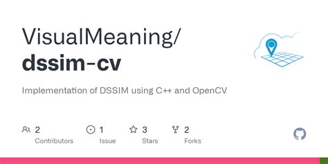 github visualmeaning dssim cv implementation of dssim using c and