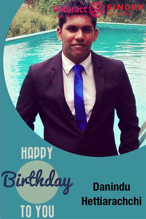 Happy Birthday Danindu Rotaract Club Of Singer Sri Lanka
