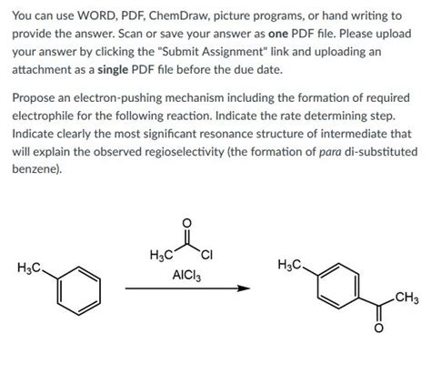 Oneclass You Can Use Word Pdf Chemdraw Picture Programs Or Hand