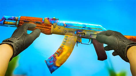 Ganhei Uma AK BLUE GEM No Backside Abrindo CAIXAS No CSGO YouTube