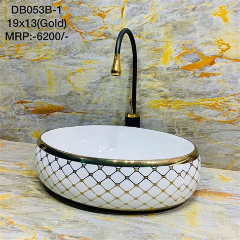White Ceramic Table Top Wash Basin At Rs 3600 Table Top Wash Basin In