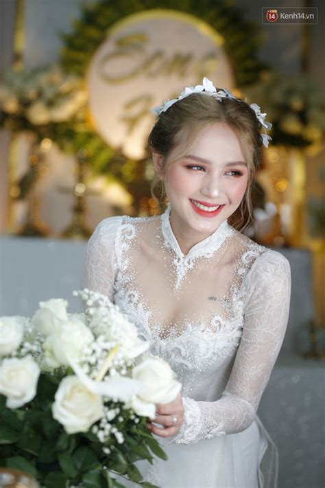 Cô Dâu Của Streamer Giàu Nhất Việt Nam Có Khác Xoài Non Makeup Cực Long Lanh để Tóc Búi Sang