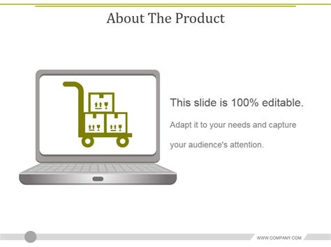 About The Product Ppt Powerpoint Presentation Outline Graphics Design