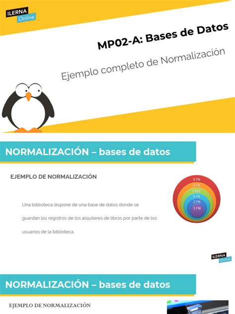 Ejemplos De Normalizacion Pdf Bases De Datos Gestión De Datos