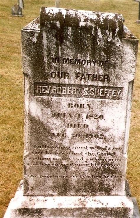 Rev Robert Sayers Sheffey 1820 1902 Find A Grave Memorial
