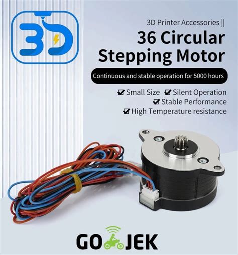 Jual Round Nema14 36 Stepper Motor High Temperature Motor 36byg1204 A