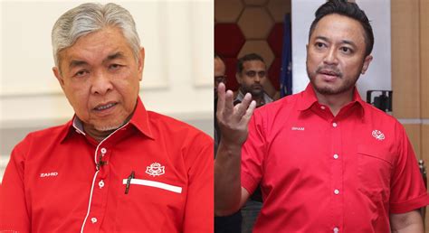 Zahid Hamidi Cabar Isham Jalil Datang Mesyuarat MKT UMNO Malam Ini