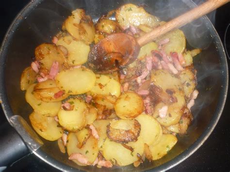 La cuisine de Mimi Poêlée de pommes de terre aux lardons