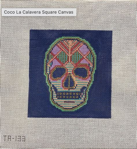 Coco La Calavera Candy Skull Square