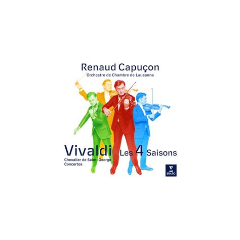 Vivaldi Les 4 Saisons Chevalier De Saint George Concertos Pour Violon