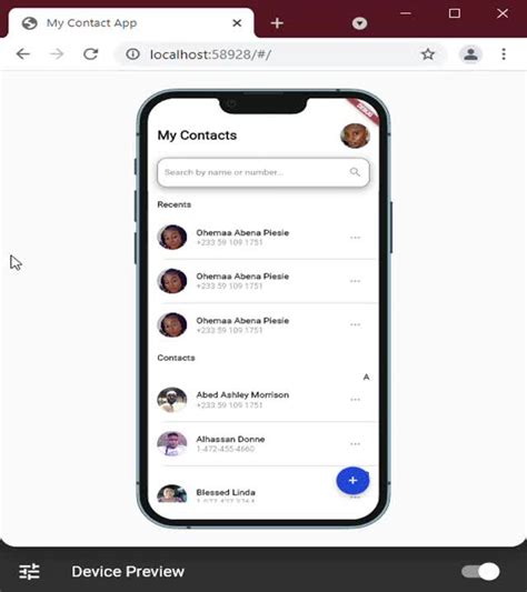 Faisal J On Linkedin Work Project Ui Github Android Contactsapp Trainee Ghanatechlab