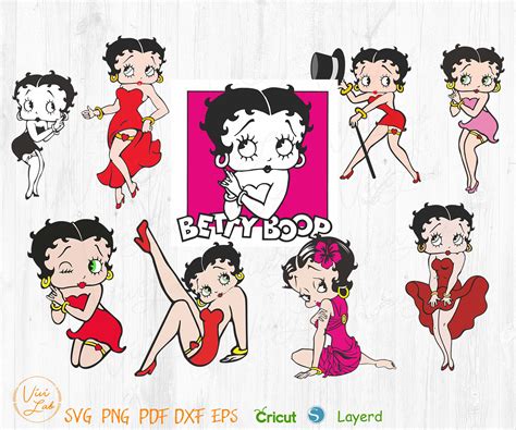 Betty Boop Clipart Svg Png Vector