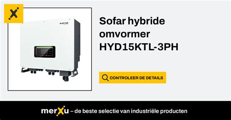 Sofar Hybride Omvormer Omvormer Hyd15ktl 3ph Merxu