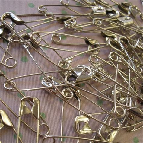 Mild Steel Nickel Plated Safety Pins 38mm