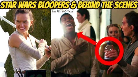 Star Wars The Last Jedi Bloopers B Roll And Behind The Scenes Daisy