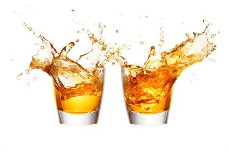 Premium Ai Image Glasses Shot Of Tequila Making Toast With Splash