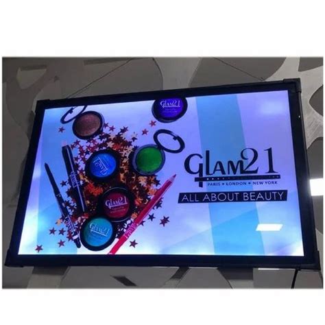 Rectangle Rectangular Acrylic LED Sign Board For Outdoor At Rs 650 Sq Ft In New Delhi