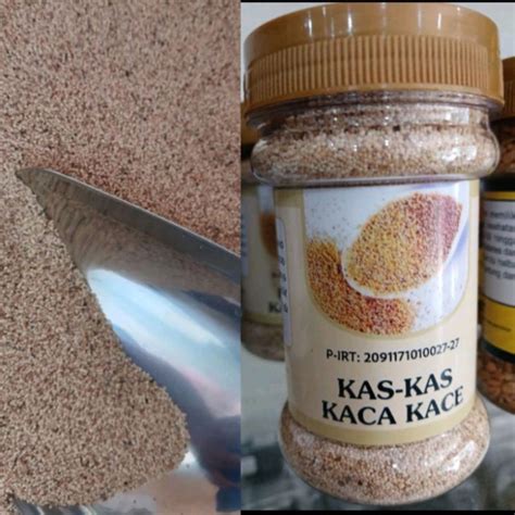 Jual Kaskas Kas Kas Kaca Kace Khas Aceh 100 G Shopee Indonesia