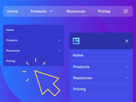 menu builder bricks