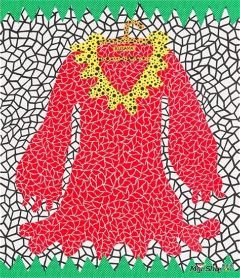 《礼服》草间弥生yayoi Kusama高清作品欣赏草间弥生作品草间弥生专题网站艺术大师美术网 Mei