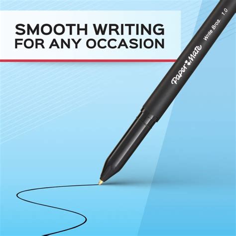Paper Mate® Paper Mate Ballpoint Pens Write Bros Black Ink Pens