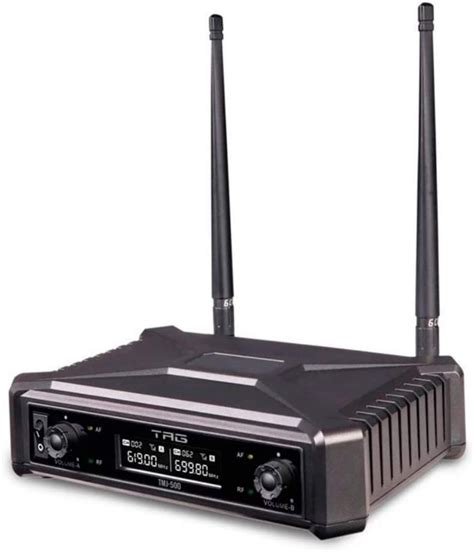 Microfone Sem Fio Duplo UHF TMJ 500 TAGSOUND KEEPSOUND Loja De