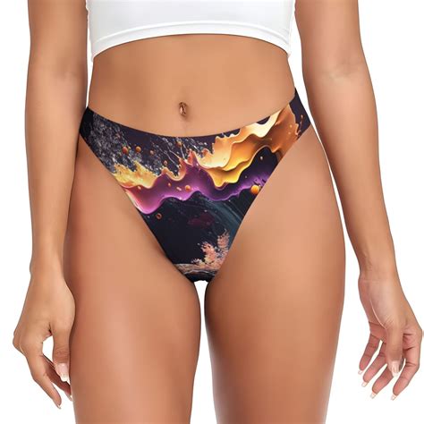 Hirioo Explosive Fluid Splash Art For G String Thongs For Women Sexy