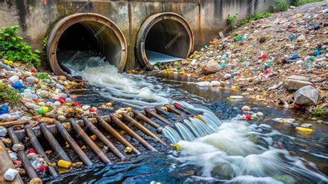Los Drenajes Urbanos Se Obstruyen Con Desechos Plásticos Y