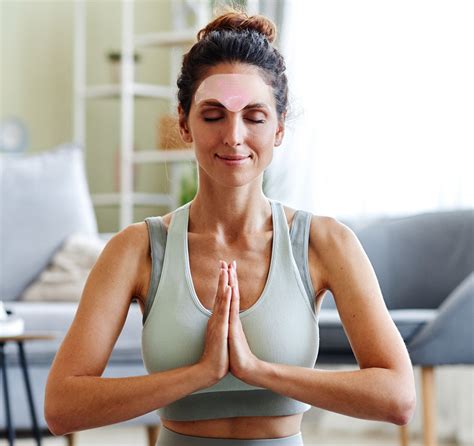 Togospa Forehead Wrinkle Patches Third Eye Lotus Flower Mask