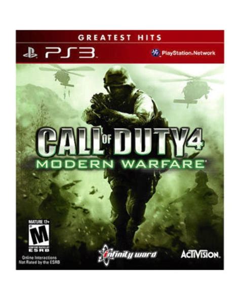 Call Of Duty 4 Modern Warfare Playstation 3 Video Games