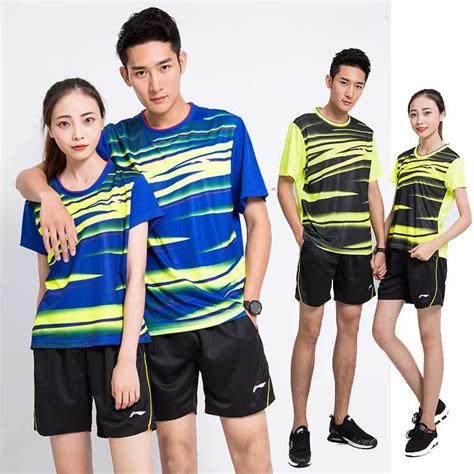Nouveau T Shirt De Vêtements De Sport De Badminton De Li Ning Shorts
