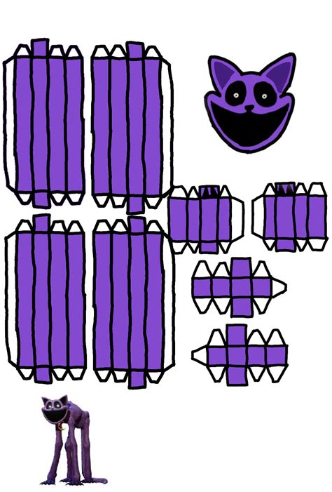 83 Ideias De Papercraft Poppy Playtime Modelo De Boneca De Papel
