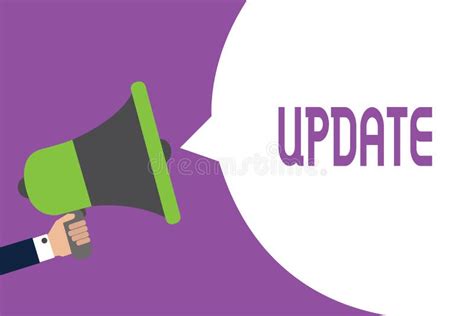 Word Writing Text Update Business Concept For Up To Date Make