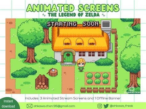 The Legend Of Zelda Animated Screens Stream Link Tloz Aesthetic