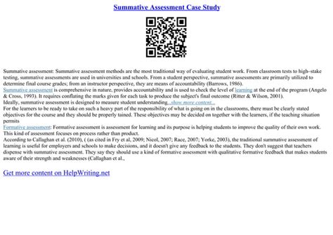 Reflection On Summative Assessment Pdf Reflection On Summative Assessment Pdf