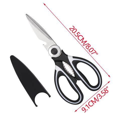 Neorosiri Powerful Kitchen Scissors Heavy Duty Stainless Steel Scissors For Multi Function Use